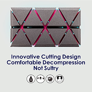 F1F2 Memory Foam Pillow Bed Sleeping Matrix Bed Pillows 3nd Gen for Neck Pain Sleeper