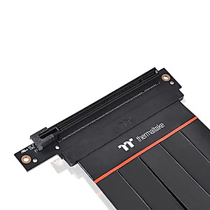 Thermaltake Tt Premium PCI-E 4.0 200mm flexiable Extender with 90 Degree Adapter, AC-060-CO1OTN-C2