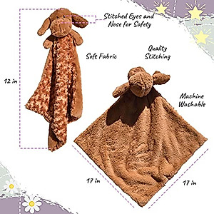 Lovey Microwavable Stuffed Animal - Large lovies for Babies which are heatable Stuffed Animals, Lavender Stuffed Animals micowavable with Removable Lavender Packet, Calming Heating pad Stuffed Animal