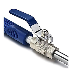 Lawn Garden Nozzle Sprinkler Cleaning Tool Car Booster Water Gun Spray Garden Washing Machine Hose Wand Nozzle Sprayer Watering Spray (Color : Blue)