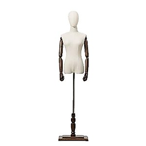 Mannequin Tailors Dummy Dressform Tailors Dummy Clothing Store Mannequins Dummy Model Students Mannequin (Brown F)