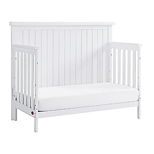 Soho Baby Everlee 4-in-1 Convertible Crib, Whitewash