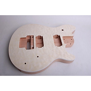 BYOGuitar Guitar Kit Quilt Top with Zebra Humbuckers