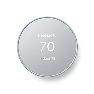 Google Nest Smart Thermostat for Home, Programmable WIFI Thermostat - Fog (Renewed)