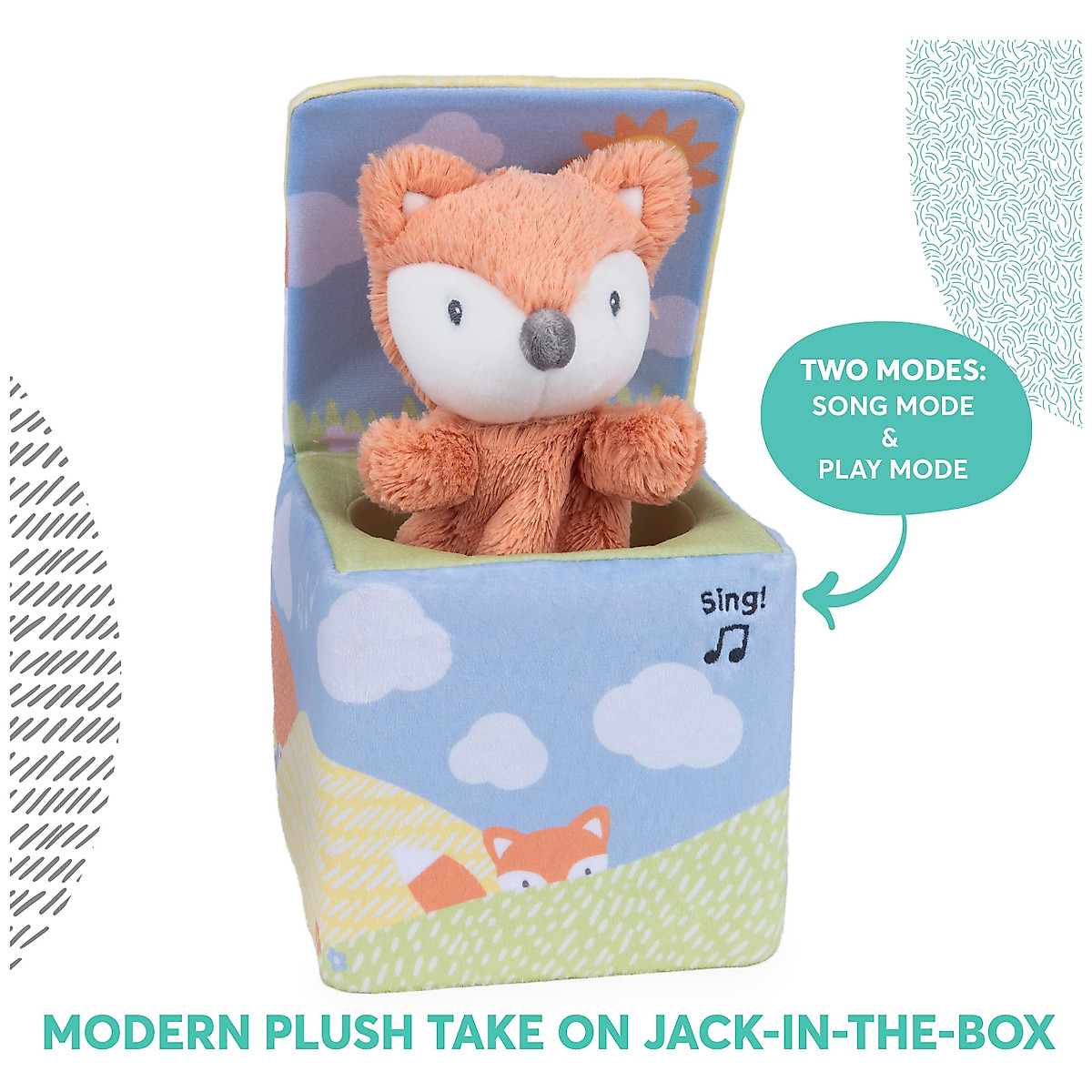 Baby GUND Fox in a Box, Animated Plush Activity Toy for Babies and Infants, Ages 0 and Up, Multicolor