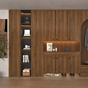 TANONE Wood Contact Paper Thickened Wood Grain Peel and Stick Wallpaper, Easy to Install Self-Adhesive Decorative Vinyl Film, Waterproof & Durable for Furniture Covering 15.7'' X 118''