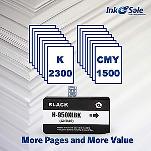 INK E-SALE Compatible 950 951 XL Ink Cartridge Replacement for HP 950XL 951XL High Yield Ink Cartridge 8-Packs for use with HP OfficeJet Pro 8600 8610 8100 8630 8660 8640 8615 8625 251DW 271DW