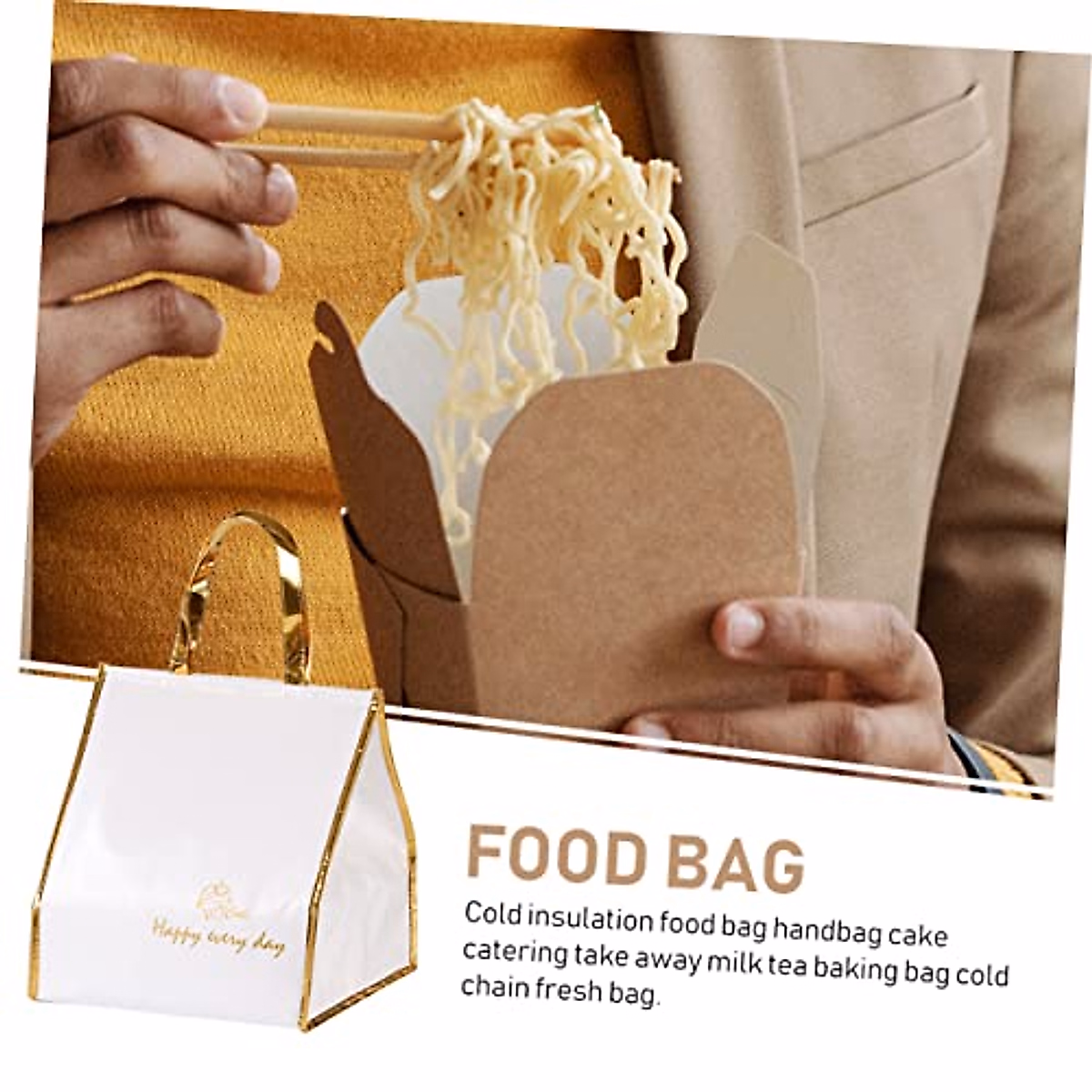 Baluue Packing Cold Insulation Portable Canvas Tote Catering Cake Bag Grocery Bags Reusable Shopping Bags Plastic Cooler Plastic Lunch Box Plastic Bag Delivery Bag Heat Insulated Bag