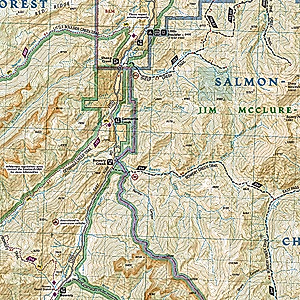 Sawtooth National Recreation Area Map (National Geographic Trails Illustrated Map, 870)