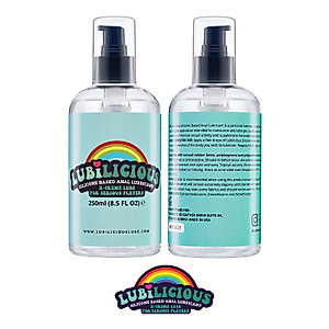 Lubilicious Silicone Based Anal Lubricant - Premium Anal Lube for Sex for Couples - Long Lasting Lube Silicone Lubricant for Sex - Silicone Lube 8 oz
