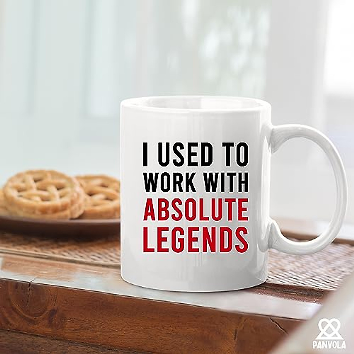Panvola I Used To Work With Absolute Legend Coworker Retirement New Job Goodbye Workplace Office Colleague Coffee Mug 11 oz