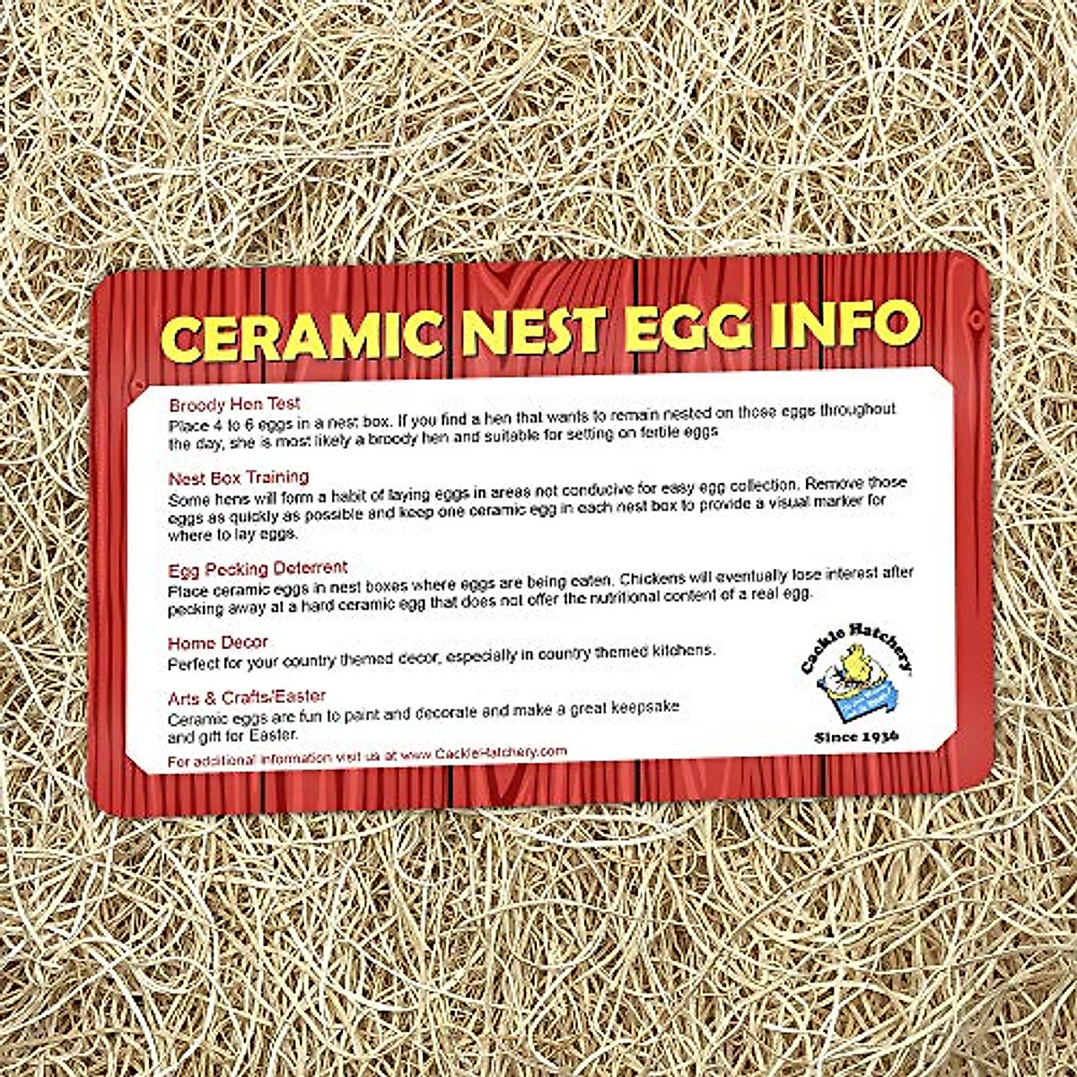 Ceramic Nest Eggs - Brown