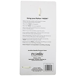 Python Hands-Free and Spill Free Aquarium Hook, Green