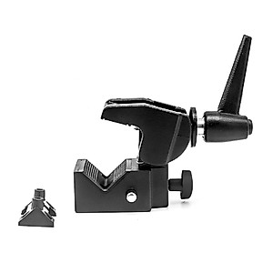 PHOCUS Multi-Function Super Clamp with Standard Stud for Photography Studio Video Camera Lighting