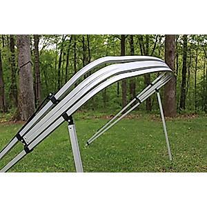 Vortex Royal Blue Square Tube Frame 4 Bow Pontoon/Deck Boat Bimini TOP 8' Long, 97-103" Wide 1 to 4 Business Day DELIVERY