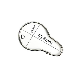 TMIGOO 48 Pieces Stainless Steel Rust Proof Shower Curtain Hooks Ring for Bathroom Shower Curtain Rods (Silver)