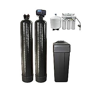 Fleck 5600SXT Metered Softener UpFlow 1.5 Cubic Ft Carbon Filter Reverse Osmosis