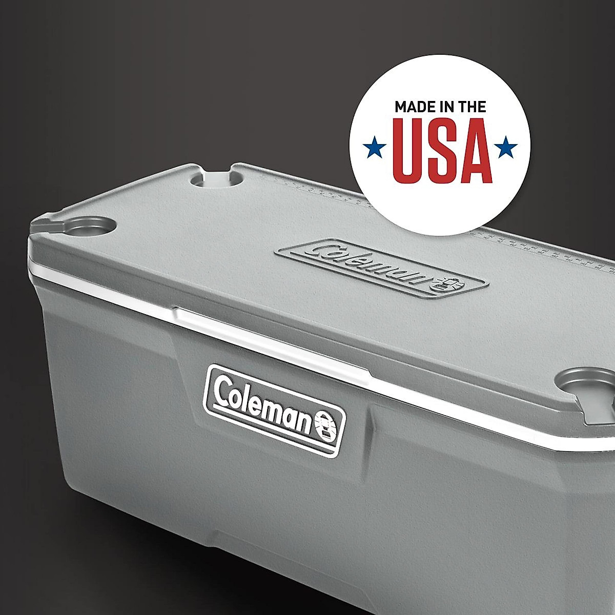 Coleman Classic Series Insulated Portable Cooler, Leak-Resistant Outdoor Hard Cooler Keeps Ice up to 5 Days, 150-Quart