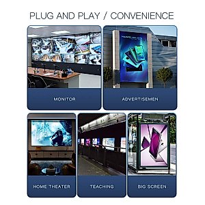 HDMI KVM USB Extender Transmit 1080p HD Video Over Cat5e/6 Ethernet Cable 50m (164ft) for Mouse and Keyboard Control Remote Signals