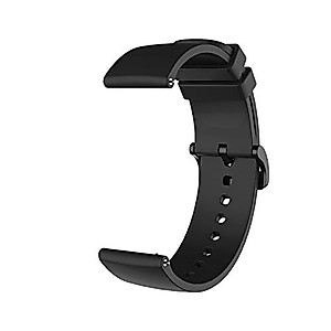 Watch Band Compatible for Popglory P66/NiUFFiT P66/Ddidbi P66D/Aptkdoe P66D/Nerunsa P66D Smart Watch Replacement Wrist Strap Wristband for Popglory P66/NiUFFiT P66/Ddidbi P66D/Aptkdoe P66D/Nerunsa P66D 1.85'' Smartwatch Soft Silicone Sport Watchband (4 Pa