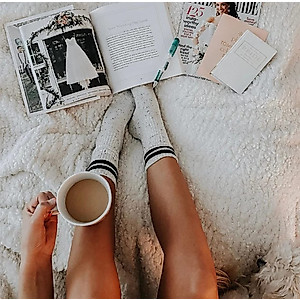 WIFFGO Bridesmaid Gifts For Women Her Bachelorette Party Favors Engagement Fuzzy Socks Cute Bride Socks Cotton Wedding Gifts