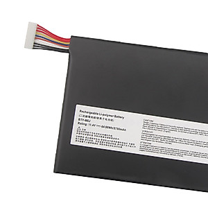 A AMANDA BTY-M6J Battery 11.4V 64.98Wh Replacement for MSI GS63 GS63VR GS73 GS73VR 6RF Stealth Pro 6RF-001US BP-16K1-31 BTY-U6J Series