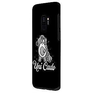 Galaxy S9 Uni Cado, Cute Avocado, Funny Unicorn, Guacamole, Vegan Case