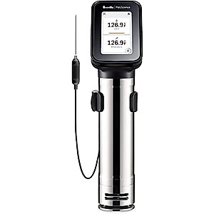 Breville Polyscience HydroPro Plus Sous Vide Immersion Circulator, 1450 Watt, Bluetooth, Stainless, CSV750PSS1BUC1