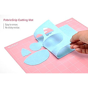 Monicut 2 Pcs Fabricgrip Cutting Mat for Cricut Maker 3/Maker/Explore 3/Air 2/Air/One 12"x12" Replacement Cutting Mats for Cricut Cutting Mats for DIY Projects