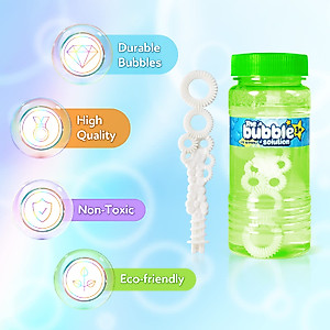 36 Pcs Bubble Bottles with Wand,Bubbles Party Favors for Kids,Summer Toys, Blow Bubbles Solution Novelty Toy, Party Favors, Birthday Party Supplies, Outdoor & Indoor Activity,4oz,6 Colors