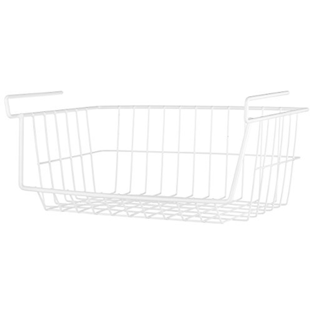 Whitmor White Wire Shelf Basket