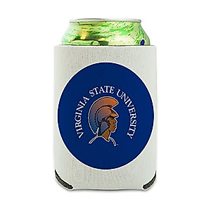 Virginia State University Primary Logo Can Cooler - Drink Sleeve Hugger Collapsible Insulator - Beverage Insulated Holder