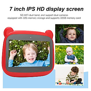HD Tablet, Octa Core US Plug 100240V Dual Band Kids Tablet for Ebook (US Plug)