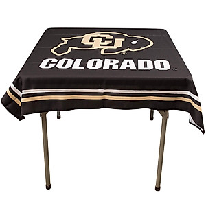 College Flags & Banners Co. Colorado Buffaloes Logo Tablecloth or Table Overlay