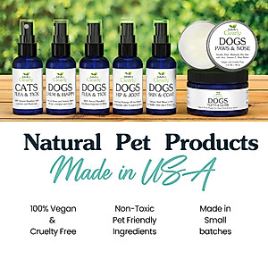 Natural Calm & Happy Oil for Dogs - Pet Safe Essential Oils with Lavender, Petitgrain and Neroli - Calming and Soothing for Stress, Anxiety, Hyperactivity | Natural Pet Product Made in USA