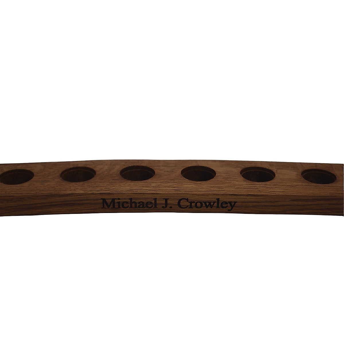 Personalized Laser Engraved Center Barrel Stave Stopper Cork Display Made To Fit Blanton's Bourbon Horse Stoppers- Wall Mountable