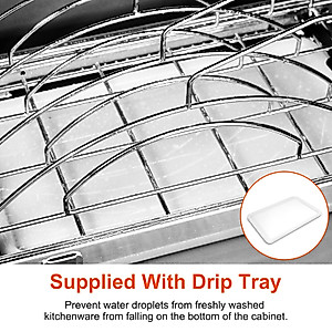 Atposh Slide Pull Out Under Drawer Cabinet Bakeware and Cutting Board Organizer Shelf for Kitchen, 11W x 20D x 8H - inches-Match Water Tray