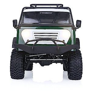 Cross RC JT4 1/10 4WD Off-Road RC Car Crawler Vehicle Differential Lock Function (green-2)