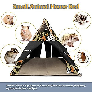 Dog Leopard, Guinea Pig Hideout for Small Animal Hamster Gerbils Chipmunks Squirrels Hedgehogs Guinea Pig Bed