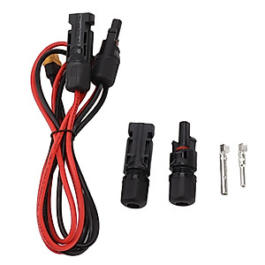 Solar Cable Connector Station Photovoltaic Line Line And Cable Adapter with Connector Adaptor Cord Wire Wire Rope Connector Adapter Solar Battery Chargers Charging Kits