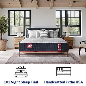 Wolf King Mattress - 13-Inch Luxury Firm Memory Foam Hybrid Mattress with 9 Layers, Individually Wrapped Coil, Cooling Design, 101-Night Trial, Provides The Right Level of Comfort and Support