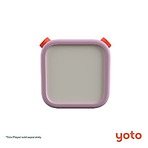 Yoto Player Protective Adventure Jacket - Silicone Carry Case Protects Your Childs Yoto Player from Small Bumps and Wear and Tear - Lilac Petal