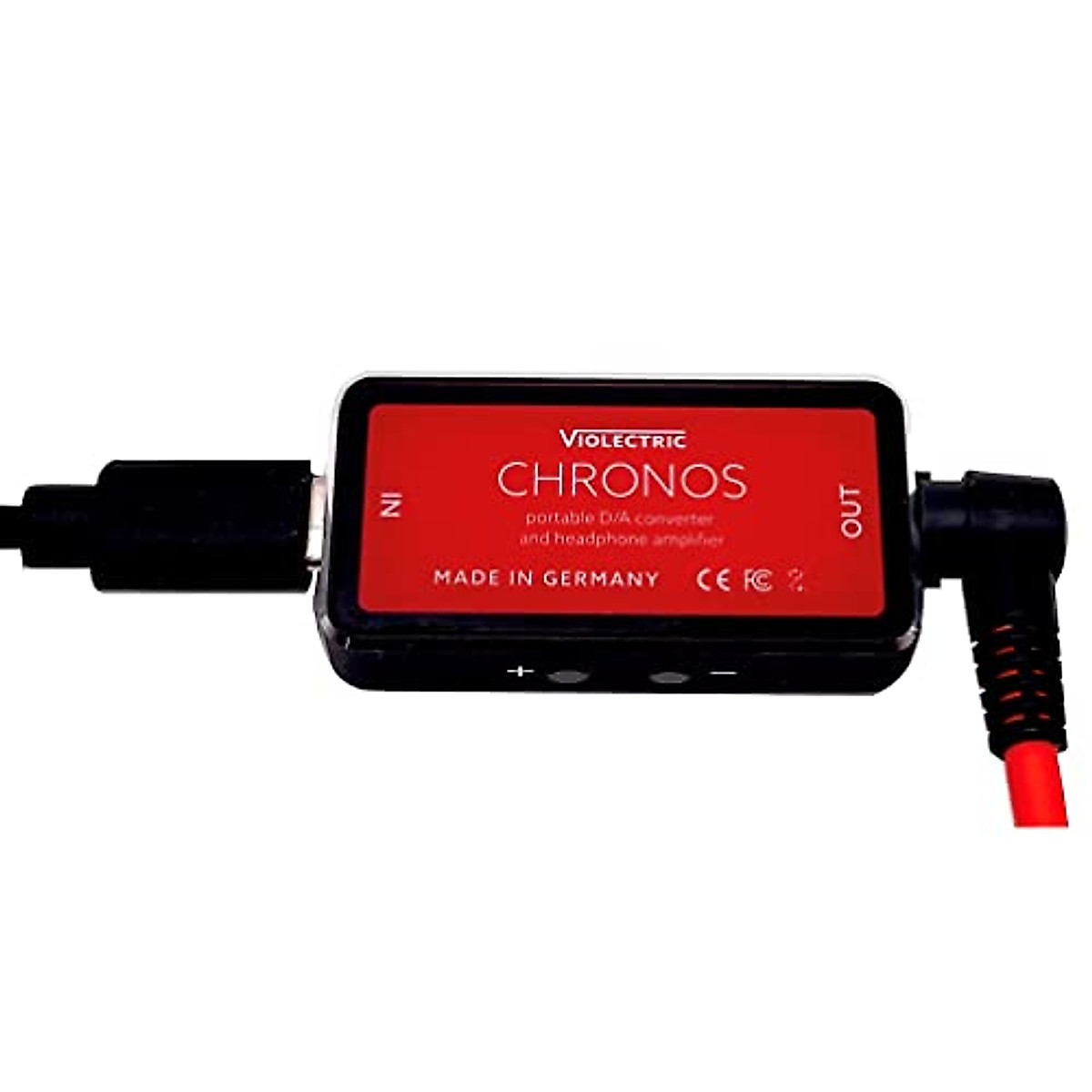 Violectric Chronos D/A Converter Headphone Amplifier,Black