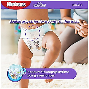 Huggies Little Movers Diapers - Size 4-56 ct