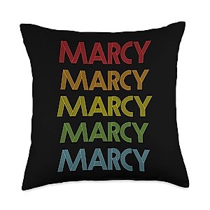 Marcy Name Gifts By Vnz Marcy Name Throw Pillow, 18x18, Multicolor