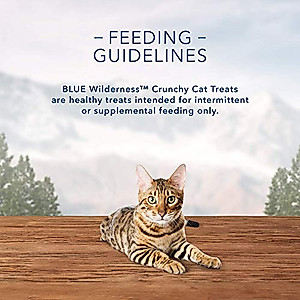 Blue Buffalo Wilderness Crunchy Cat Treats, Chicken 12-oz Tub