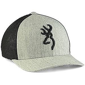 Browning Cap, Colstrip Mesh Back, Heather, Small/Medium