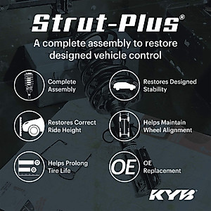 KYB SR4079 Strut Plus Complete Corner Unit Assembly, Black