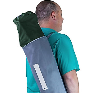 Green/Grey Outdoor Roadtrip Rocker: Your Collapsible Rocking Chair for Camping Adventures