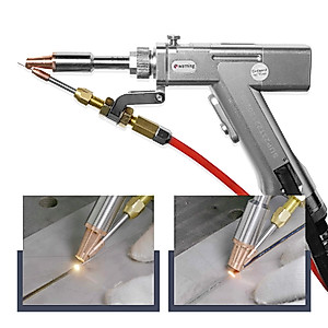 LYXC 2000W 2 in 1 Integrated Fiber Laser Welding Machine 220V Single Phase Handheld Max Laser Welder Machine With Water-cooler chassis 360° Welding for Welding&Weld Seam Cleaning